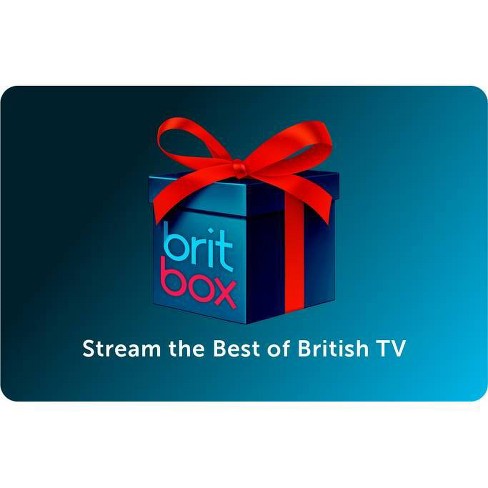 Britbox Gift Card (email Delivery) : Target