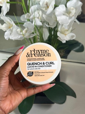 Rhyme & Reason Quench And Curl Leave-in Conditioner - 10.8 Fl Oz : Target