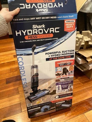Shark Hydrovac Messmaster Heavy Duty 3-in-1 Cordless Vacuum Mop And ...