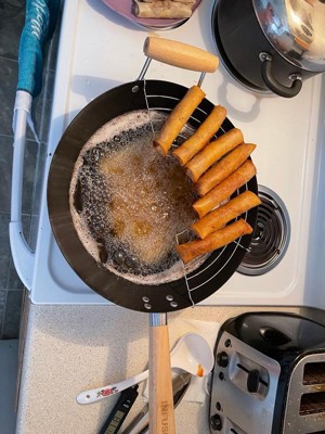 Infuse 14" Open Wok With Bamboo Stick Handle : Target