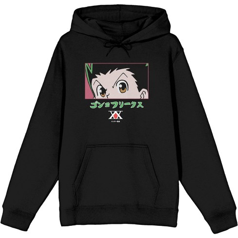 Hunter X Hunter Gon Freecss Eyes Men's Black Hoodie-large : Target