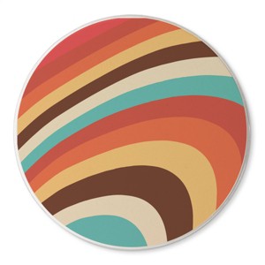 Thirstystone Dolomite Retro Rainbow Square Coaster: Transitional Style ...