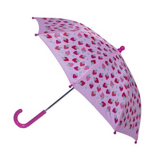 Wildkin Kids Stick Umbrella Strawberry Patch
