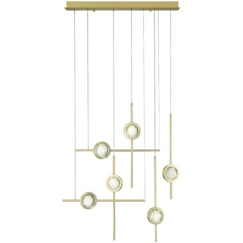 Eurofase Lighting Barletta 6 - Light Chandelier In Gold : Target