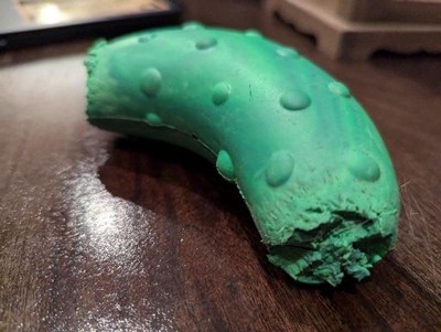 Bark Super Chewer Pickle Stickle Pickle Dog Toy : Target