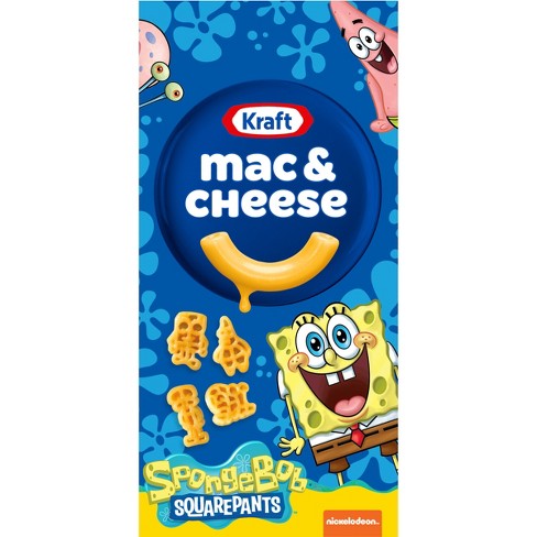 Kraft Spongebob Shapes Mac & Cheese - 5.5oz : Target