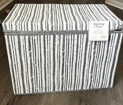 Sammy & Lou Printed Felt Toy Chest - Birch : Target