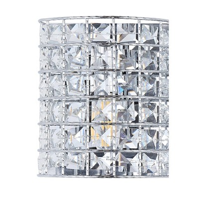 10" Elipse Crystal Ball Sequin Table Lamp Chrome - Elegant Designs : Target