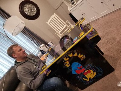 Arcade1up Pac-man Head-to-head Arcade Table With 12 Games, Multiplayer ...