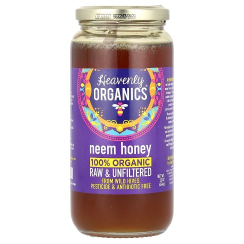 Heavenly Organics 100% Organic Neem Honey, Raw & Unfiltered, 22 Oz (624 ...