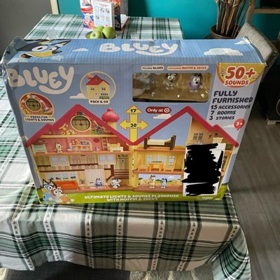 Bluey Ultimate Lights & Sounds Playhouse With Muffin & Socks (target ...