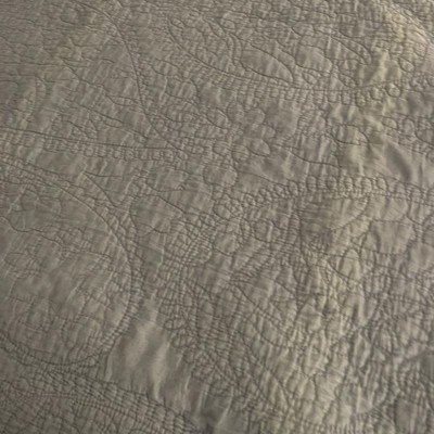 Full/queen Garment Washed Paisley Stitch Quilt White - Threshold™ : Target