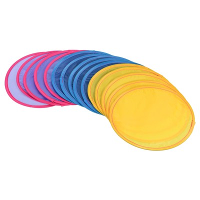 Unique Bargains Foldable Flying Disc Folding Pocket Colorful Flying ...