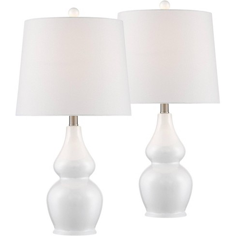 360 Lighting Jane 25" High Mid Century Modern Table Lamps Set Of 2 Wifi ...