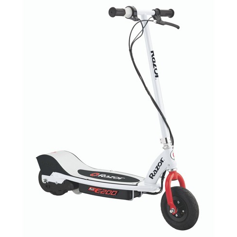 Razor E200 Electric Scooter - White/red : Target
