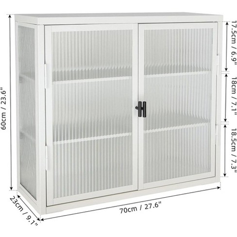 Wall Cabinet With Glass Door, Glass Display Cabinet, Kitchen Storage ...