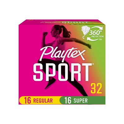 Playtex Sport Multipack - Regular /super - 32ct : Target