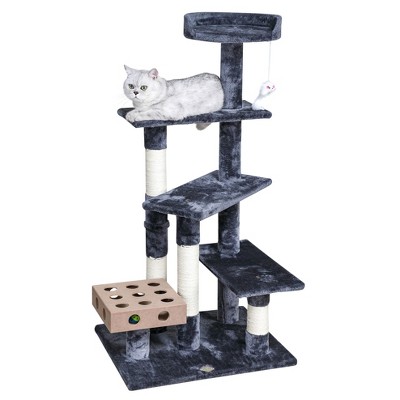 Go Pet Club 48" Classic Cat Tree Condo With Sisal Covered Posts F06 ...