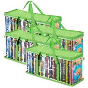 Stock Your Home DVD Storage Bags, Green (Set of 4) : Target