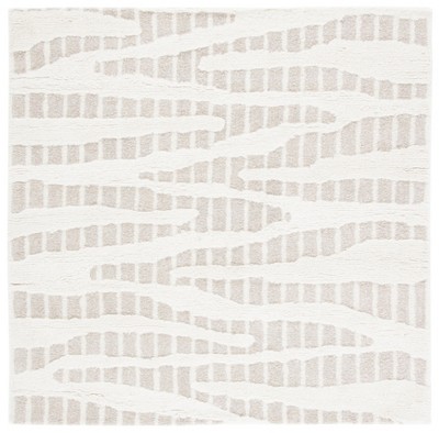 Manhattan Man159 Hand Tufted Area Rug - Beige/ivory - 6'x6' - Safavieh ...