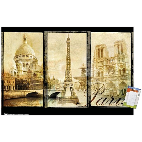 Trends International Paris Unframed Wall Poster Prints : Target
