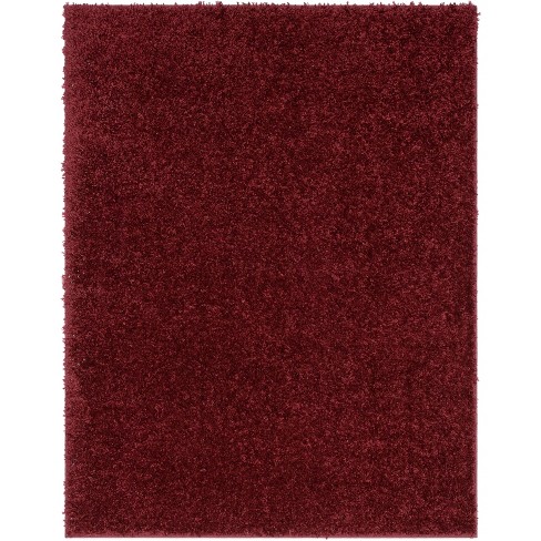 Well Woven Elle Basics Emerson Textured 6'7" X 9'6" Red Area Rug : Target