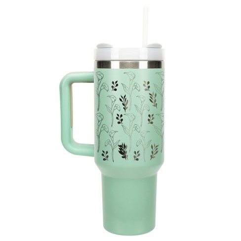 Elanze Designs Calla Lily Flower Floral Pattern 40 Oz. Stainless Steel ...