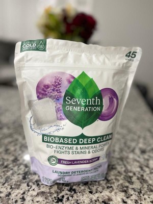Seventh Generation Laundry Packs Free & Clear - 45ct/31.7oz : Target