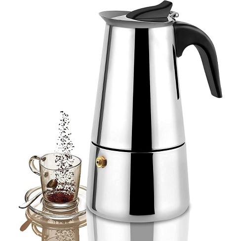 Osaka 34oz French Press Coffee And Tea Maker- Large 8 Cup, Silver : Target