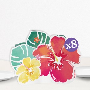 Big Dot of Happiness 3D Hawaiian Luau Centerpiece Table Decorations ...