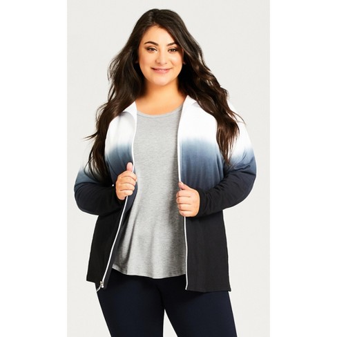 Jacket Dip Dye - Black/white - 10-12 : Target