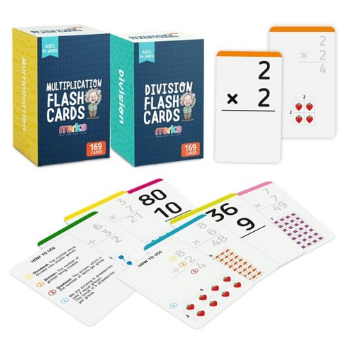 Merka Multiplication Flash Cards - Multiplication And Division Flash ...
