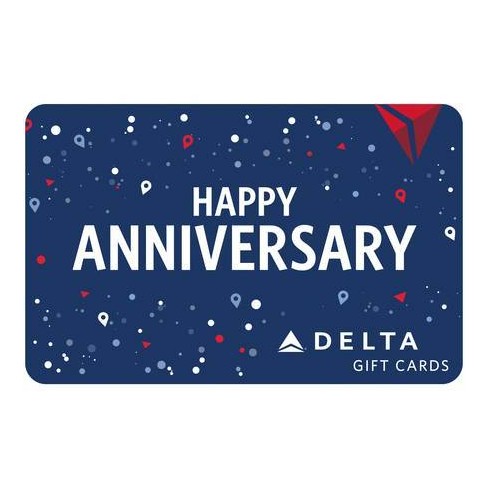 Delta Airlines Anniversary $50 Gift Card (email Delivery) : Target