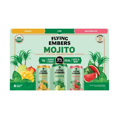Flying Embers Sparking Mojito Variety - 6pk/12 Fl Oz Cans : Target