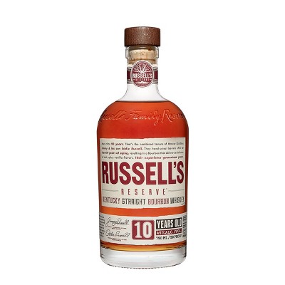 Russell's Reserve 10yr Bourbon Whiskey - 750ml Bottle : Target