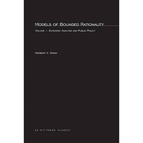 Models Of Bounded Rationality, Volume 1 - (mit Press) By Herbert A ...