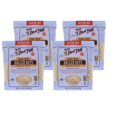 Bob's Red Mill Old Fashioned Rolled Oats Whole Grain - Case Of 4/32 Oz ...