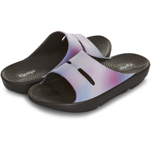 Womens Sophie Comfort Slide Sandals , Purple Tie Dye - 7 : Target