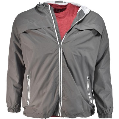 Banana Boat Upf 50+ Windbreaker Jacket With Hood | Dark Gray Small : Target