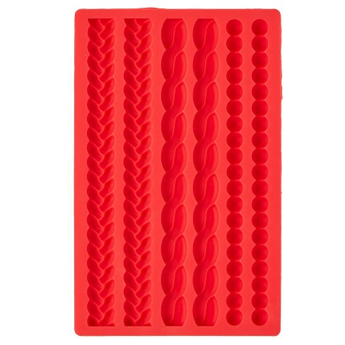 The Lakeside Collection Silicone Pie Crust Mold - Decorative Molds For ...