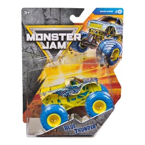 Monster Jam 2026 Official Speed Shred Blue Thunder 1:64 Diecast Truck ...