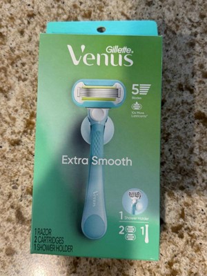 Venus Extra Smooth Pink Women's Razor + 2 Razor Blade Refills : Target