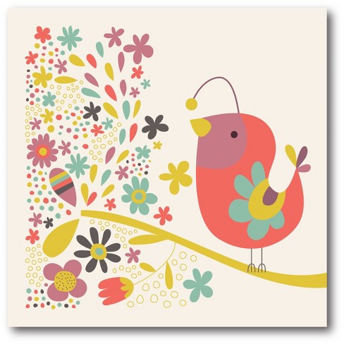 Courtside Market Birdie Num Nums Iii 16x16 Gallery-wrapped Canvas : Target