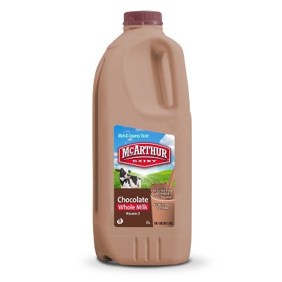 Mcarthur Dairy Chocolate Whole Milk - 0.5gal : Target