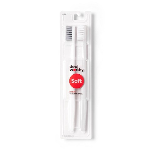 Basic Manual Toothbrush Soft - 2ct - Dealworthy™ : Target