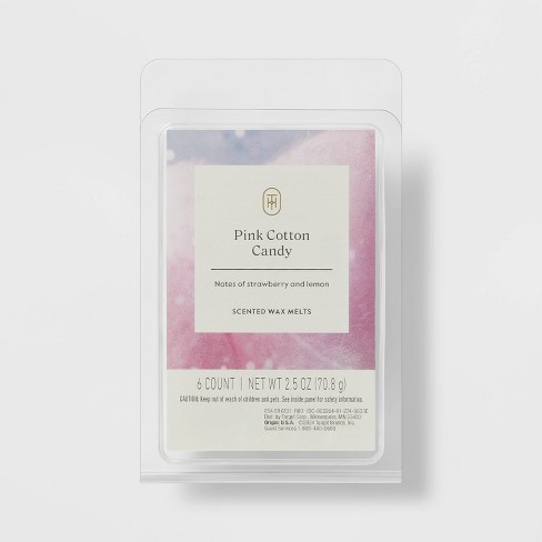 6ct Pink Cotton Candy Wax Melts 2.5oz - Threshold™ : Target
