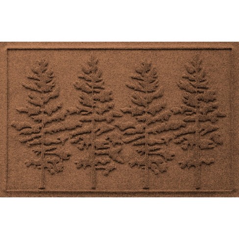 Bungalow Flooring 2'x3' Waterhog Fir Tree Indoor/outdoor Doormat Dark ...