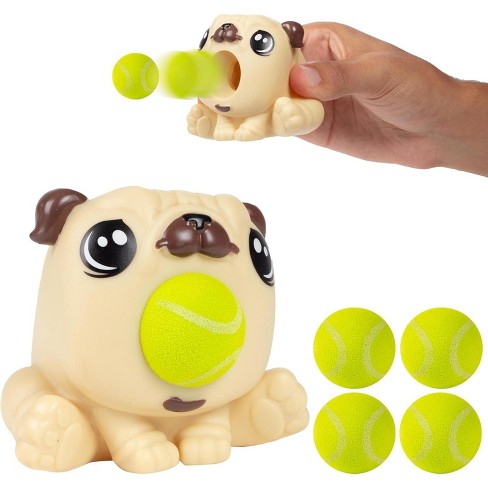 Hog Wild Peewee Popper - Pug - Mini Pocket-sized Foam Ball Shooter ...