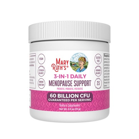 Women's 3-in-1 Menopause Support Probiotic Powder, Unflavored, 0.5 Oz ...