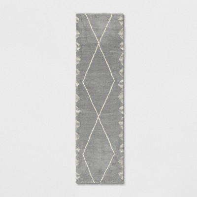 1'10"x7' Woven Fleck Runner Rug Light Gray - Project 62™ : Target